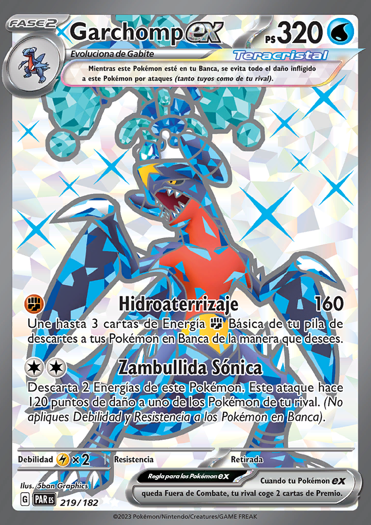 Garchomp ex (219/266) - Brecha Paradójica - Trading Card Game ...
