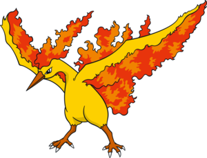 Sprites de Moltres #0146 - Spritedex Pokémon Project
