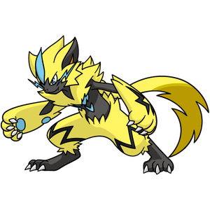 Sprites de Zeraora #0807 - Spritedex Pokémon Project
