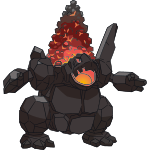 Sprites de Coalossal #0839 - Spritedex Pokémon Project