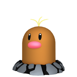Diglett #0050 - Pokédex Pokémon Project
